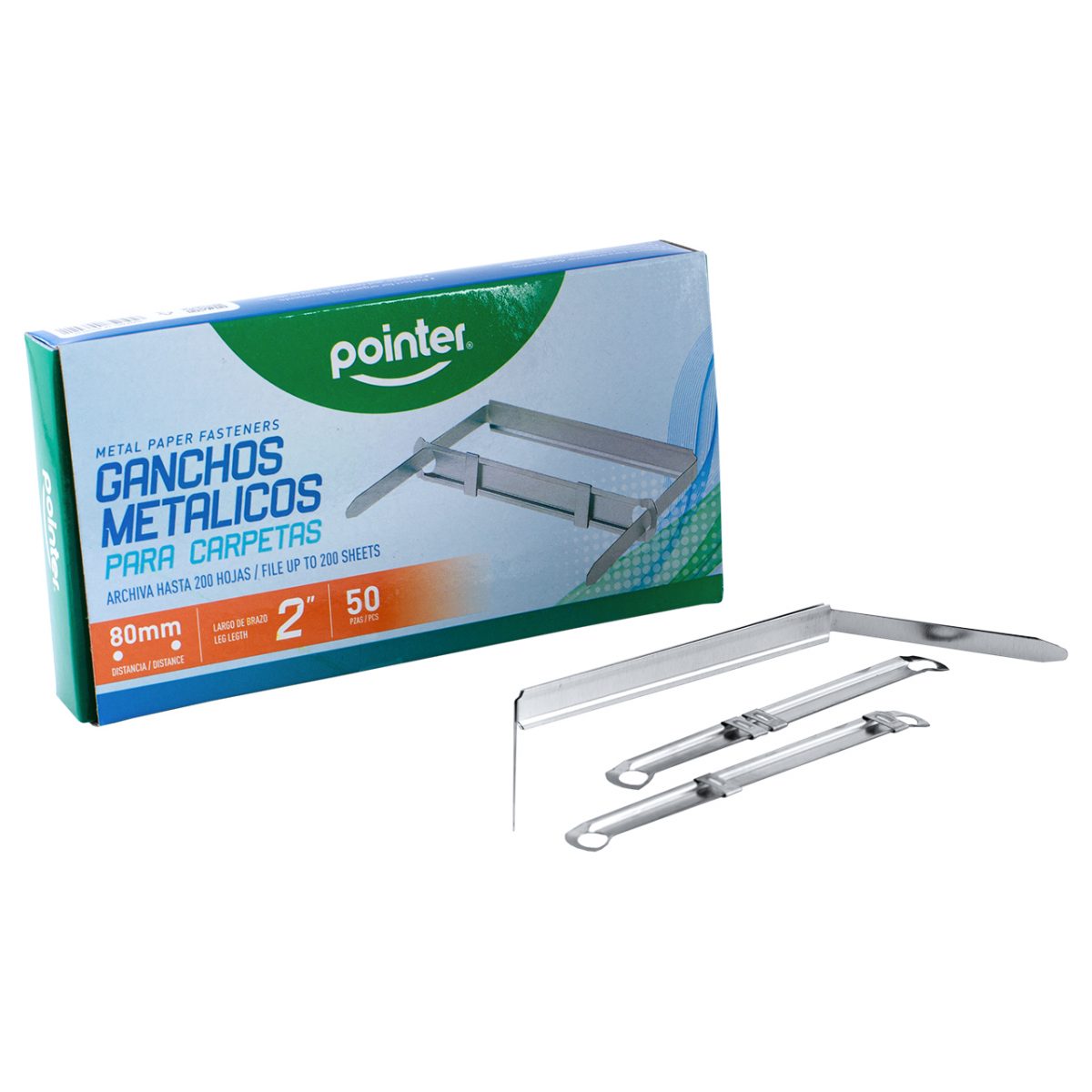 ACCOCLIPS METALICO 50UN POINTER – Arte Sano Libreria