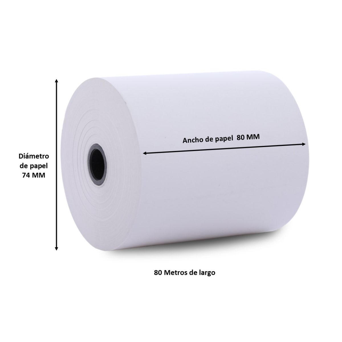 ROLLO TERMICO 80MM 80MT 48GR MISTER PAPER – Arte Sano Libreria