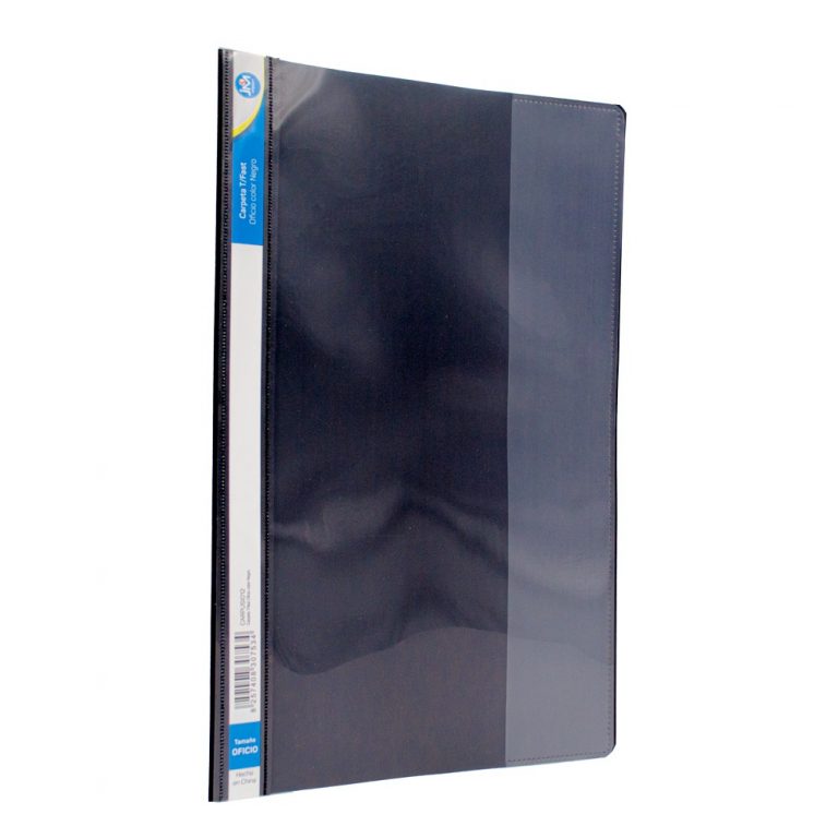 CARPETA PVC OFICIO JM NEGRA – Arte Sano Libreria