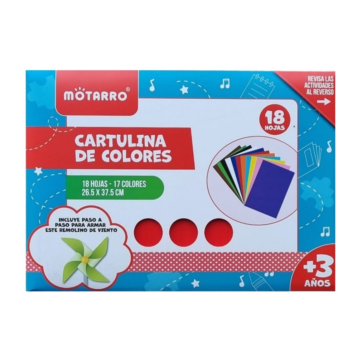 BOLSON CARTULINA COLOR 18 PLG MOTARRO – Arte Sano Libreria