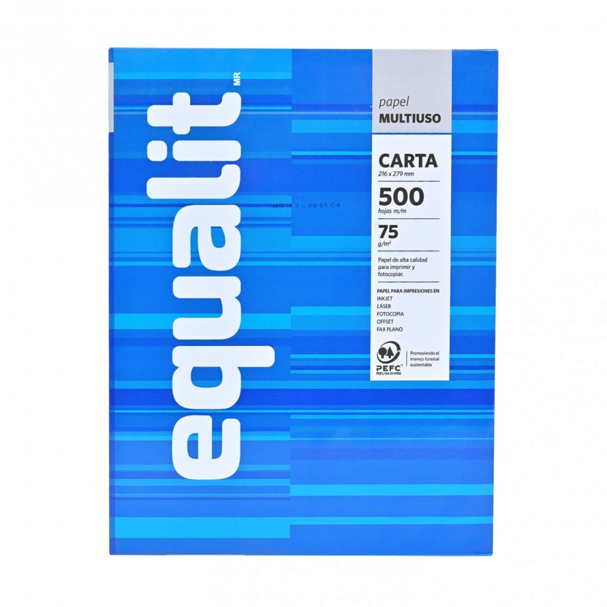 RESMA CARTA 500 HOJAS EQUALIT AZUL – Arte Sano Libreria